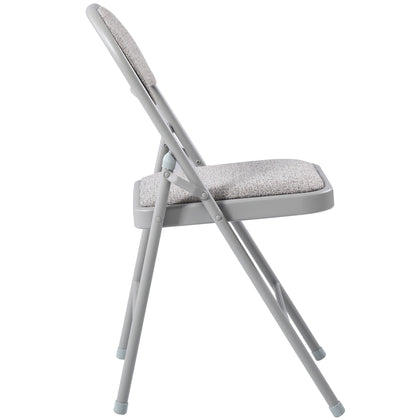 Grey padded chair store